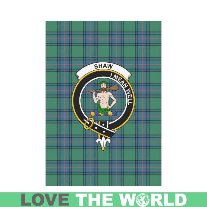 Shaw Of Sauchie Tartan Flag Clan Badge K7 – ScottishClansTartan